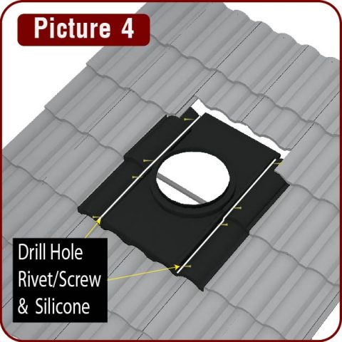 Roman and Bold Roll Flashing | Lama Tiles